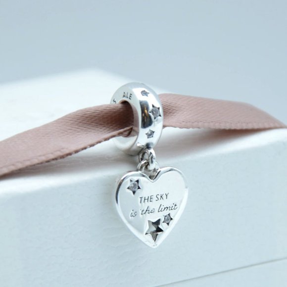 Pandora | Jewelry | Pandora Congratulations Heart Stars Dangle Charm ...